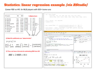 Statistics vs machine learning | PPT