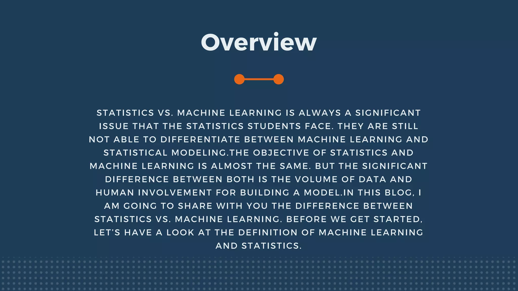 Statistics vs machine learning: which is more powerful | PPTX