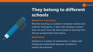 Statistics vs machine learning: which is more powerful | PPT