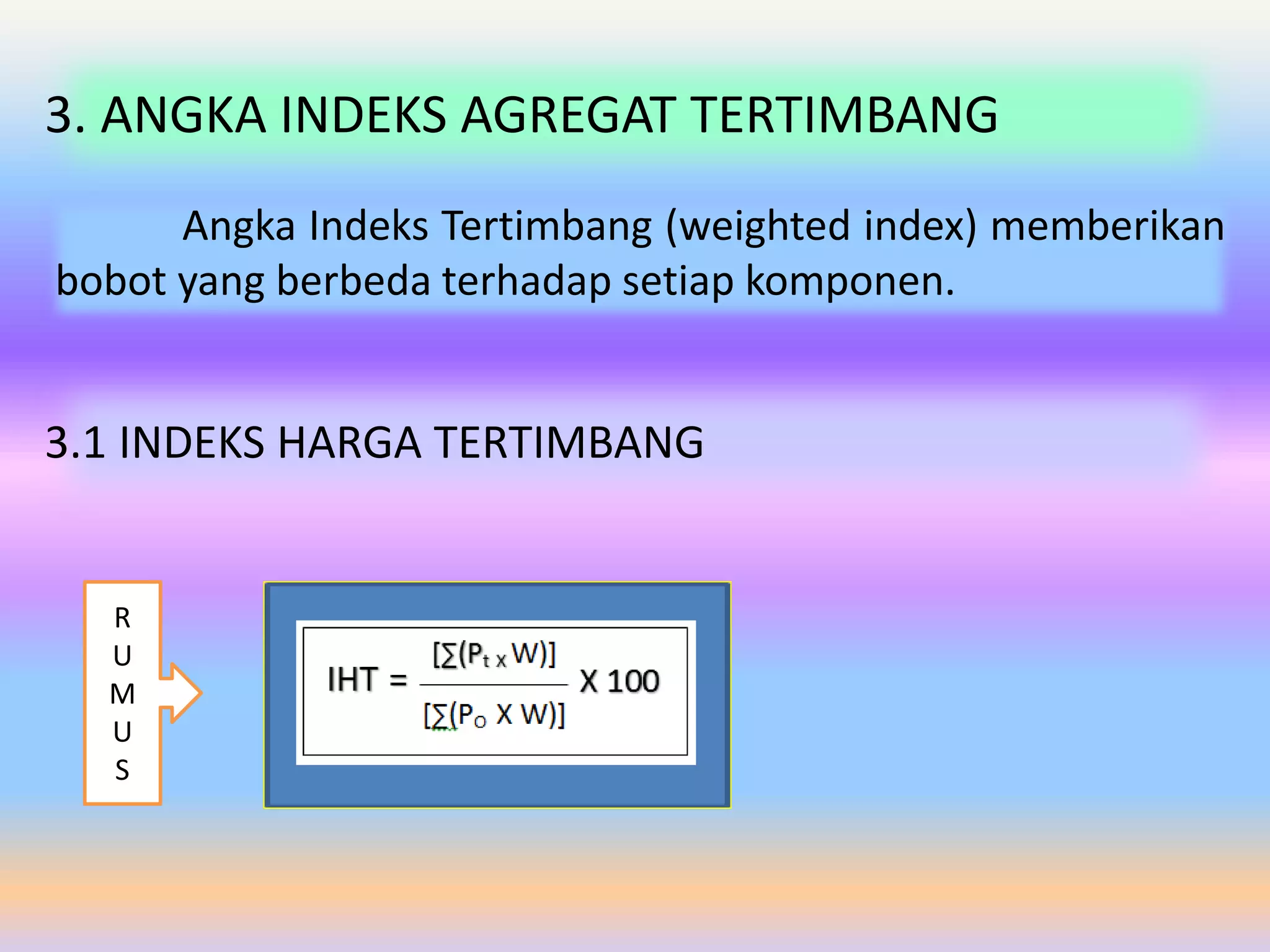 Statistik_ Angka Indeks | PPTX