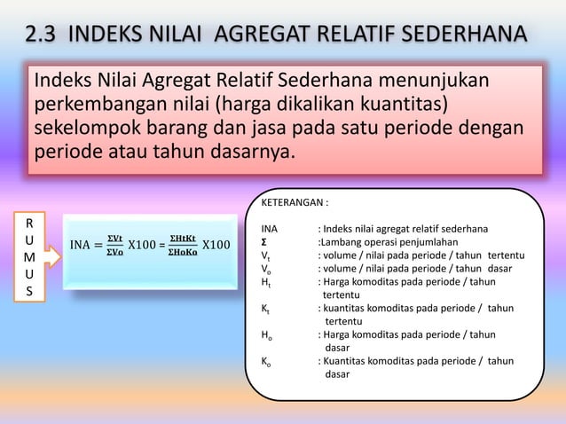 Statistik_ Angka Indeks | PPTX
