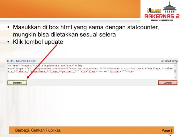 STATISTIK COUNTER PADA OJS | PDF