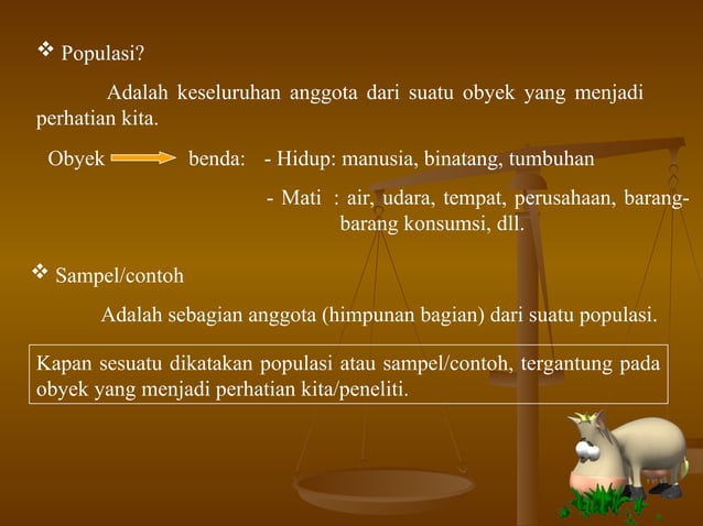 Perkuliahan Statistcs tpb metode statistik.ppt