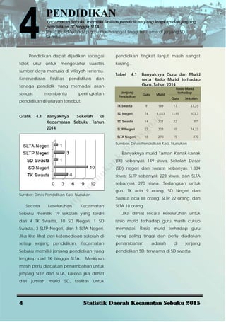 Statistik daerah-kecamatan-sebuku-2015 | PDF