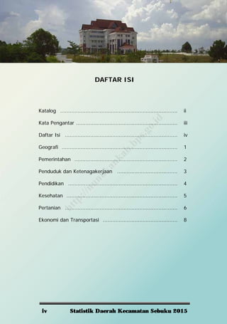 Statistik daerah-kecamatan-sebuku-2015 | PDF