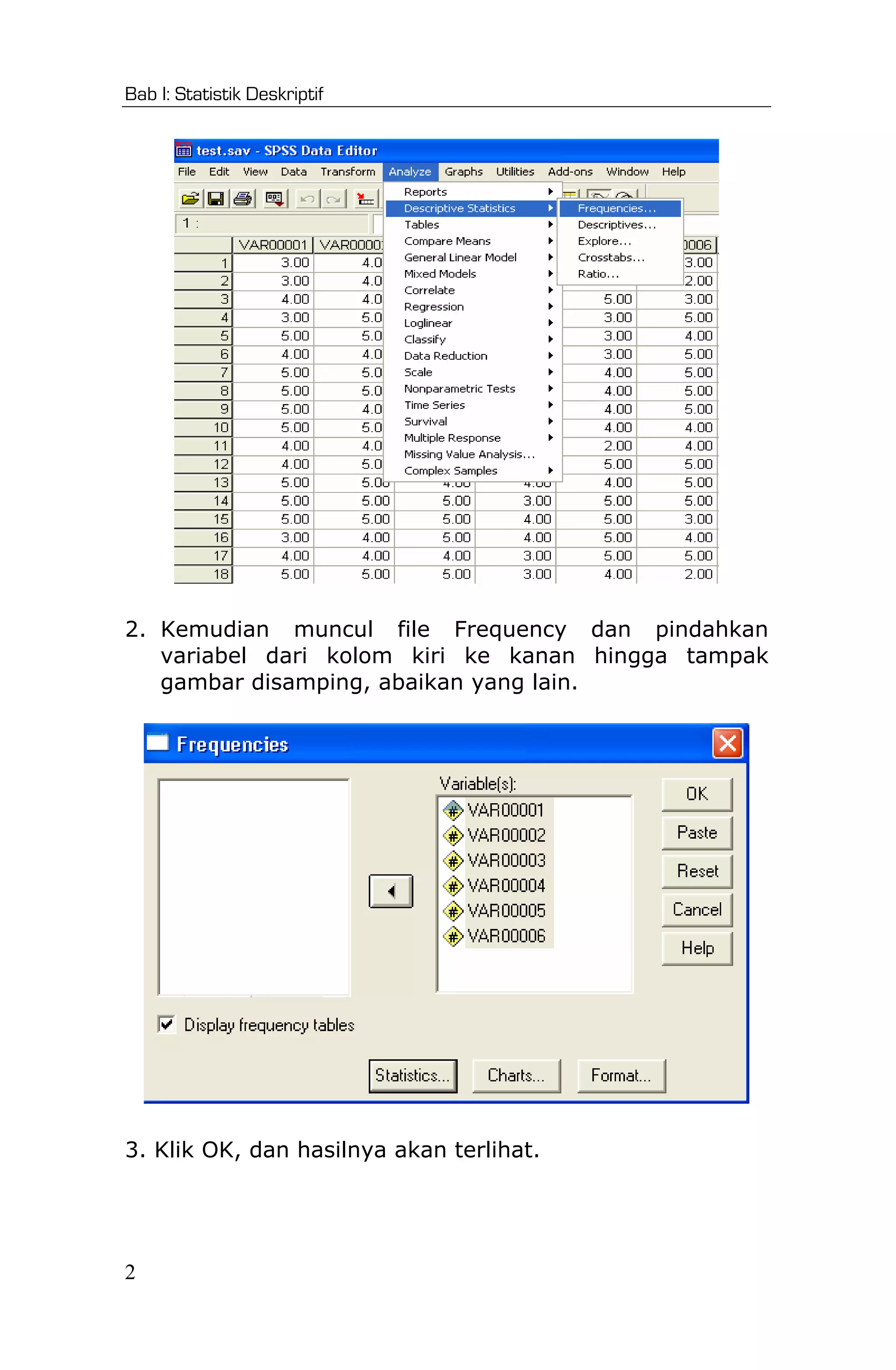 Statistik deskriptif-spss | PDF