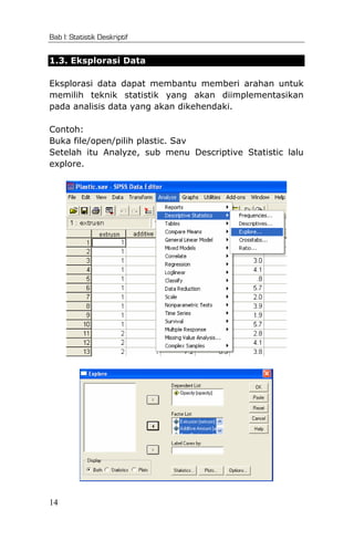 Statistik deskriptif-spss | PDF