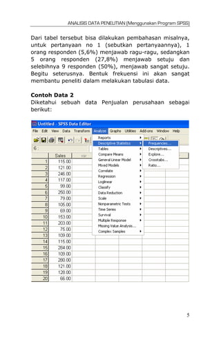 Statistik deskriptif-spss | PDF