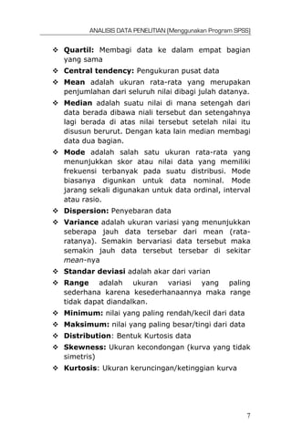 Statistik deskriptif-spss | PDF