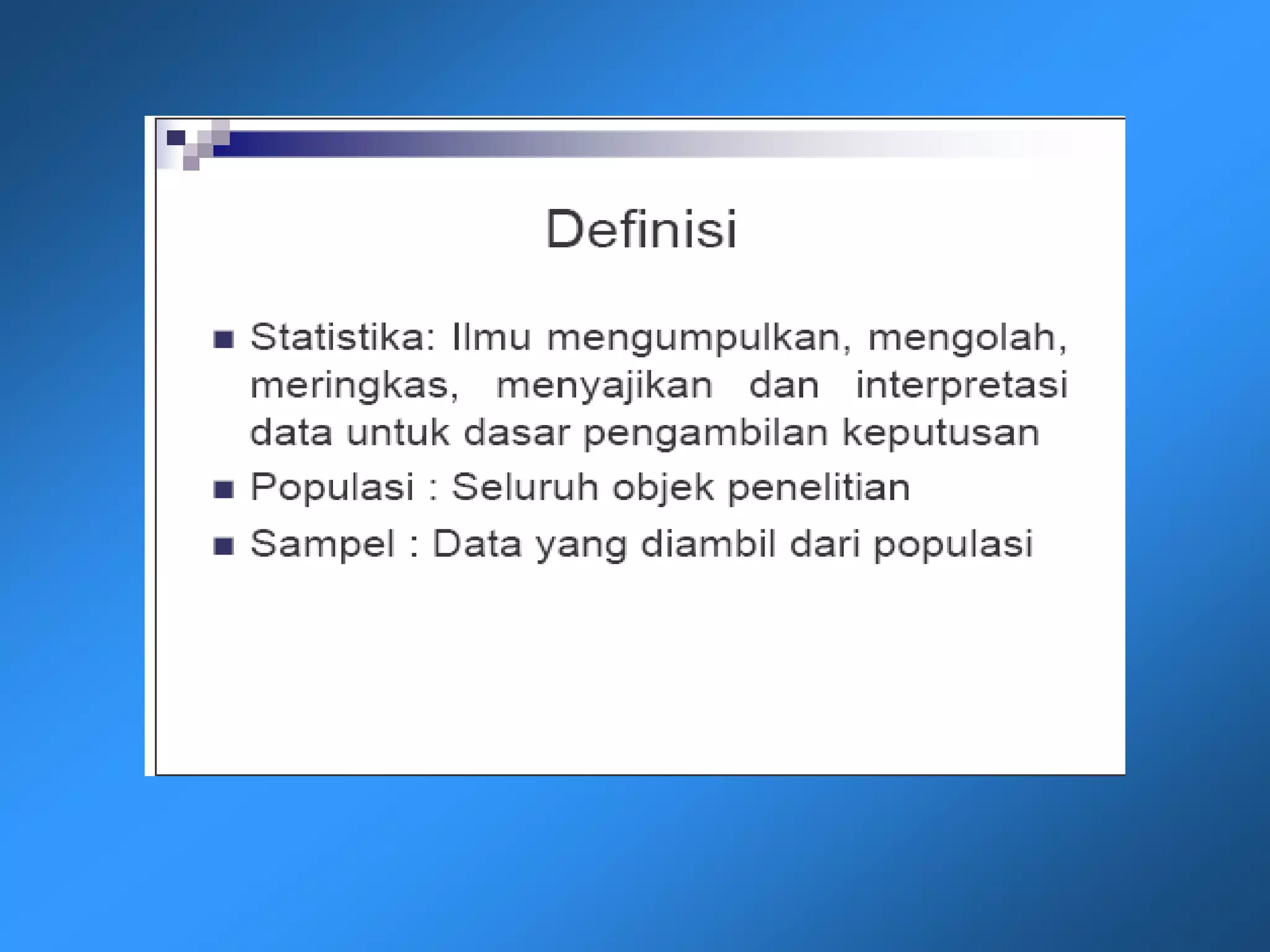 Statistik Deskriptif. pdf | PDF