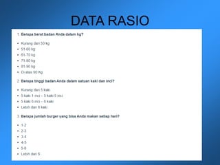 Statistik Deskriptif. pdf | PPT