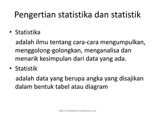 STATISTIK-TABEL.ppt