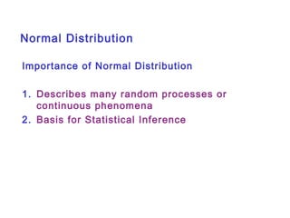 Statistik 1 6 distribusi probabilitas normal | PPT