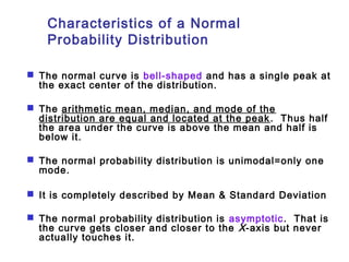 Statistik 1 6 distribusi probabilitas normal | PPT