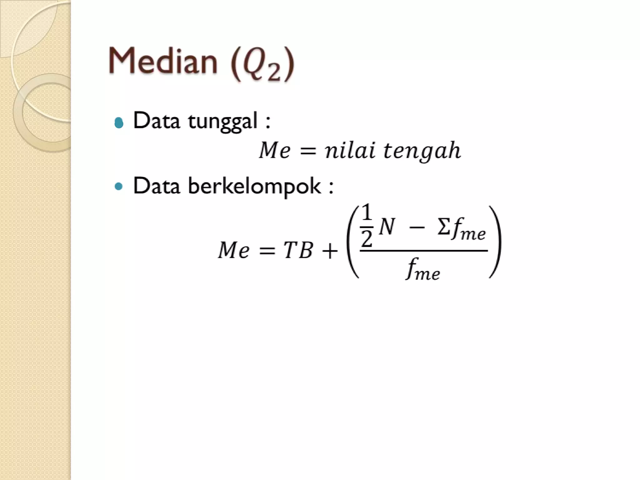 Rumus Statistika | PPTX