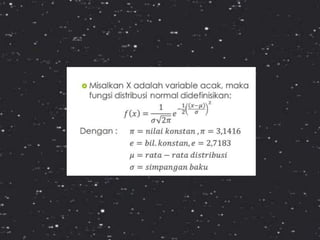 Statistika UJI NORMALITAS | PPTX