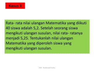 Statistika rata - rata gabungan | PPTX
