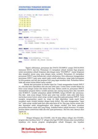 Statistika terapan-dengan sas | PDF
