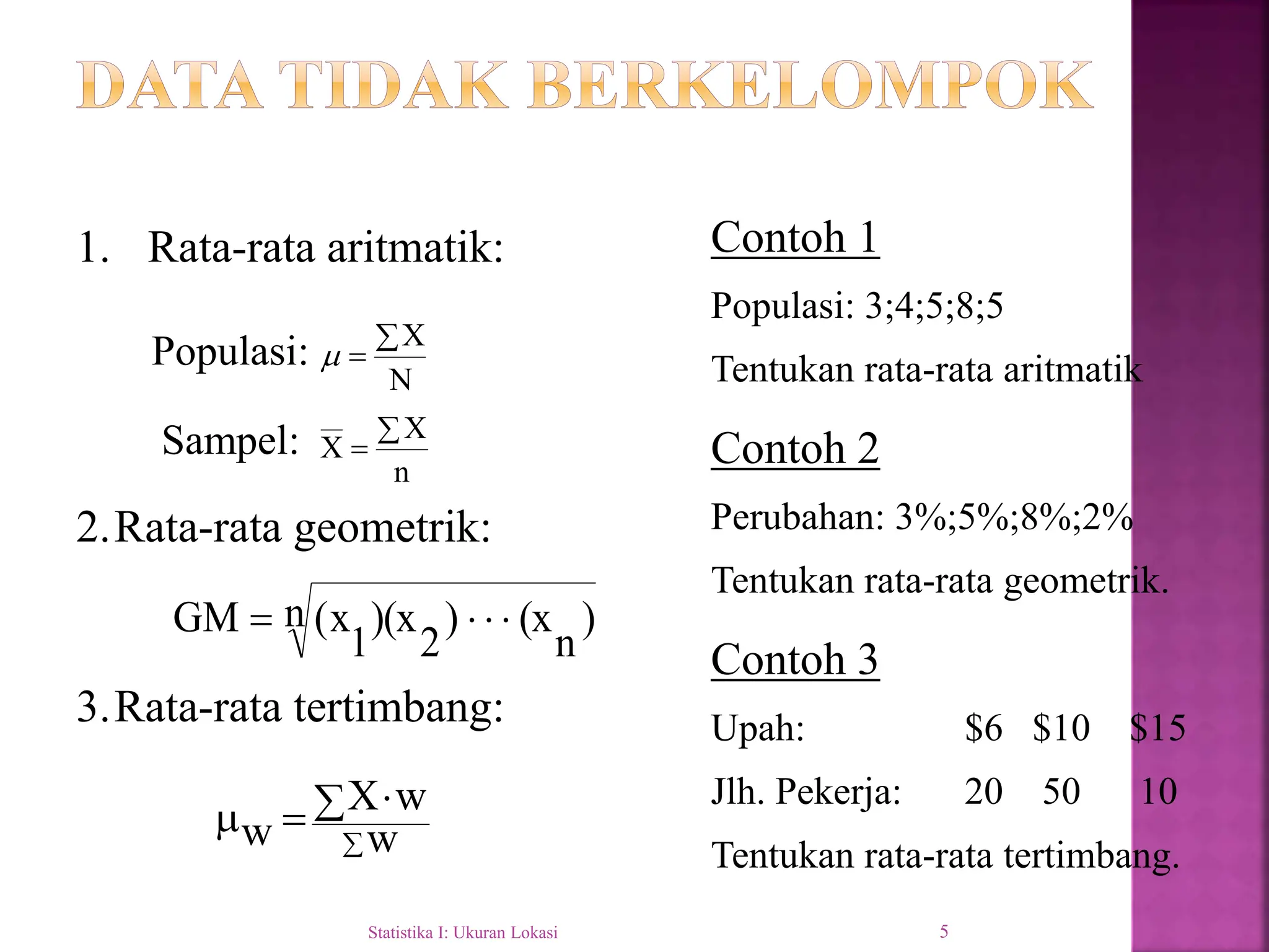 Statistika_1_Ukuran_Lokasi ekonomi pembangunan.pptx