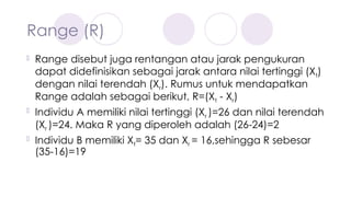 Statistika 3 - Ukuran Variabilitas .pptx