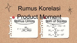 Statistika Analisis Korelasi (Korelasi Product Moment dan Koefisien ...