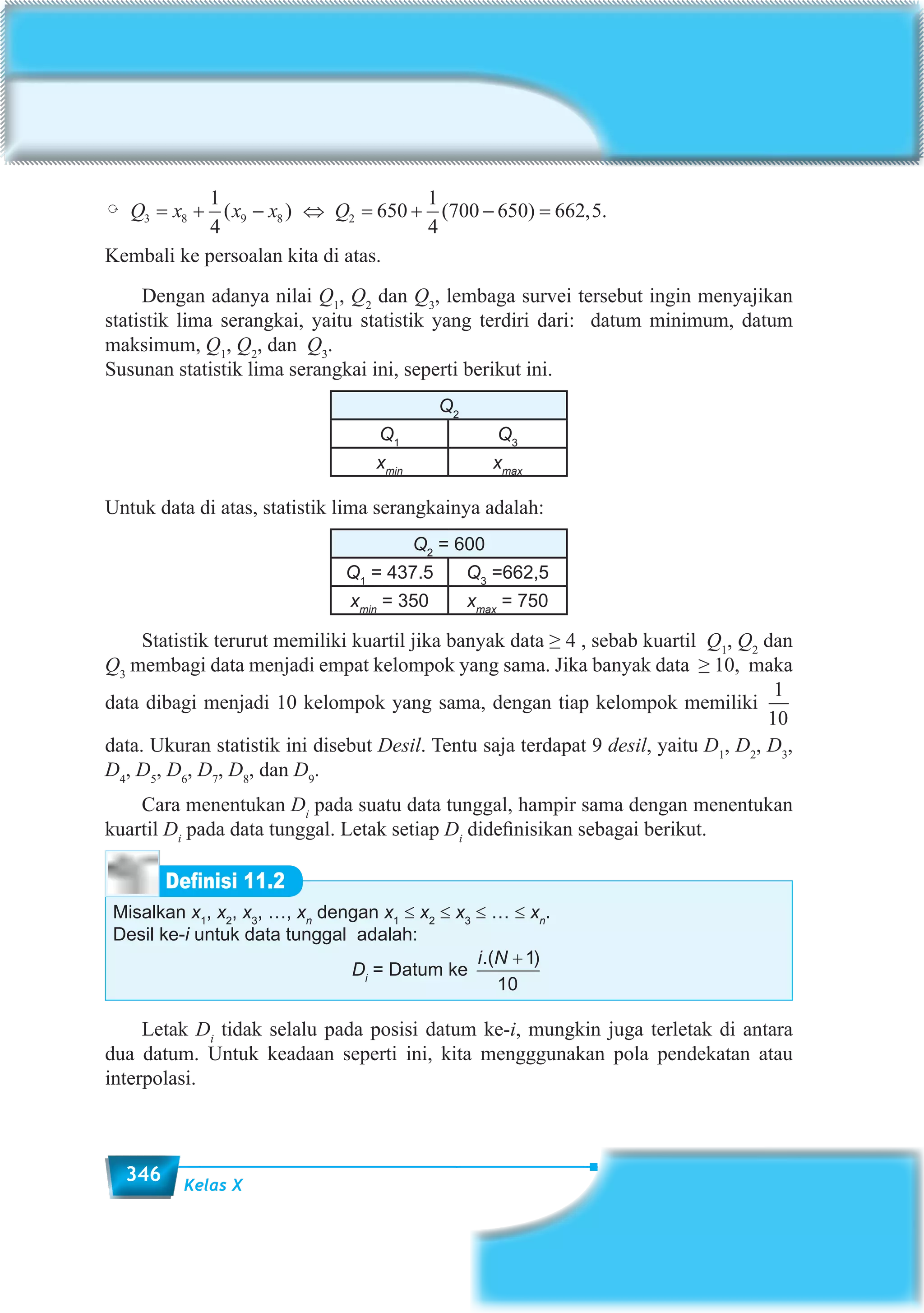 Statistika data tunggal | PDF
