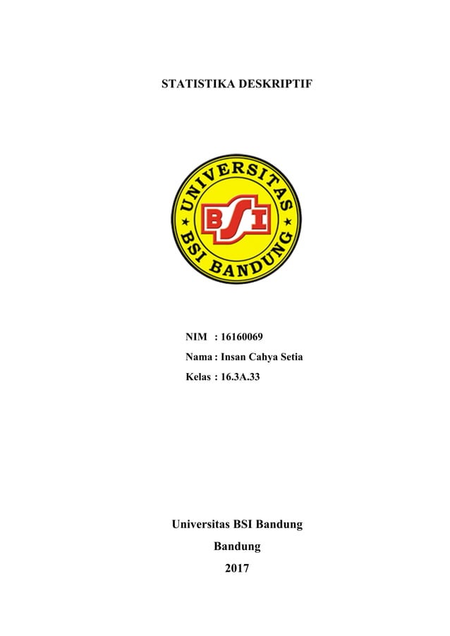 Contoh Statistika Deskriptif | PDF
