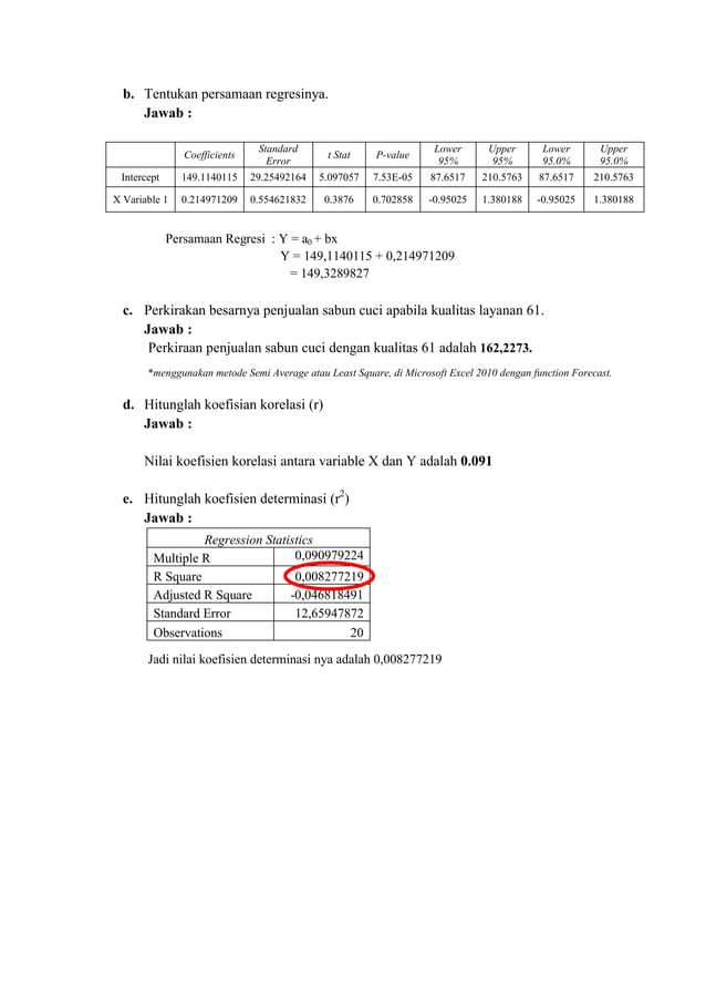 Contoh Statistika Deskriptif | PDF