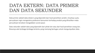 Statistika Ekonomi - Konsep Dasar Statistik | PPT