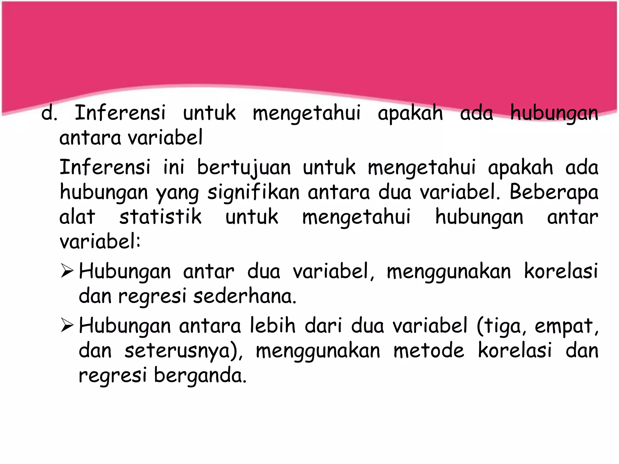 STATISTIKA INFERENSIAL | PPT