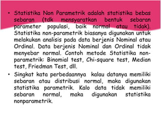 STATISTIKA INFERENSIAL | PPT