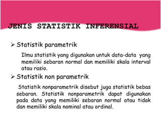 STATISTIKA INFERENSIAL | PPT