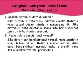 STATISTIKA INFERENSIAL | PPT