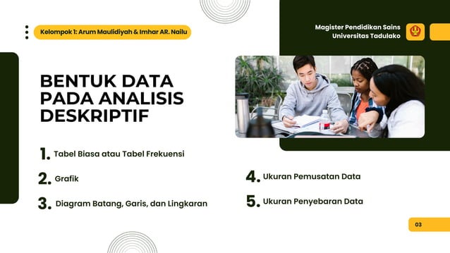 STATISTIKA - ANALISIS DESKRIPTIF DALAM STATISTIK | PPT