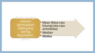 MATERI PELAJARAN MATEMATIKA STATISTIKA MEDIAN | PPT