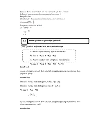 Statistika & peluang | PDF