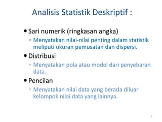 DESKRIPSI DATA | PPTX