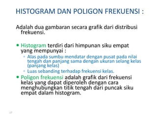 DISTRIBUSI FREKUENSI | PPTX