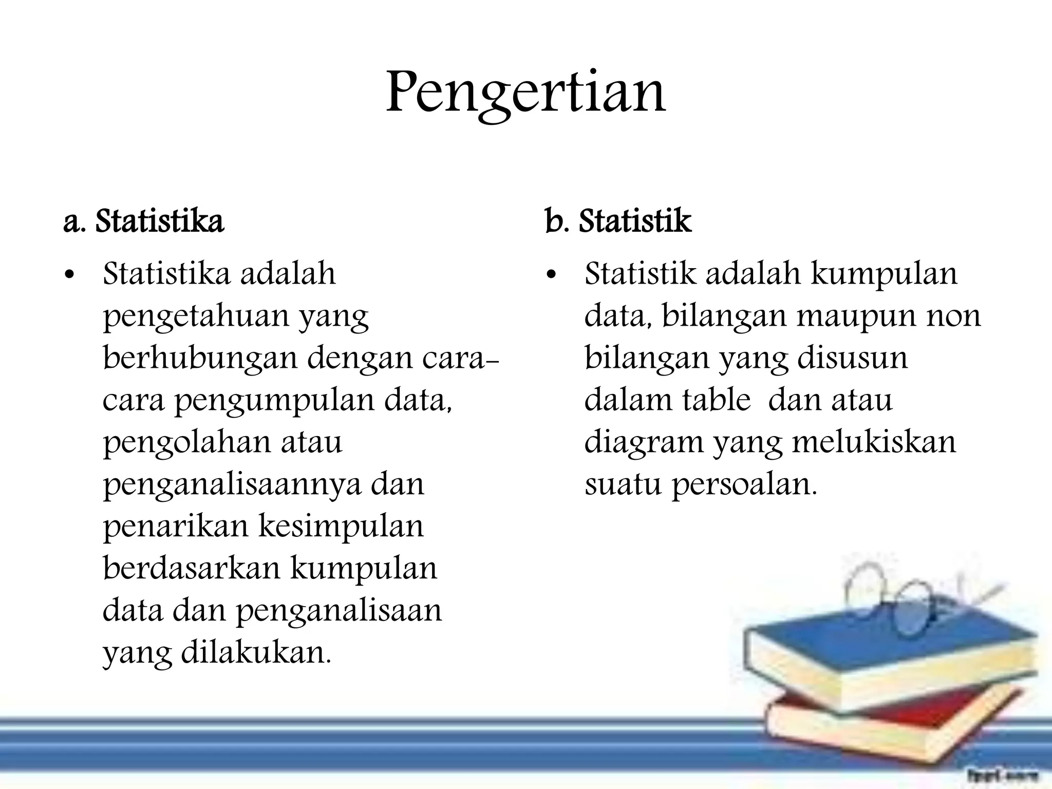 statistika dasar | PPTX