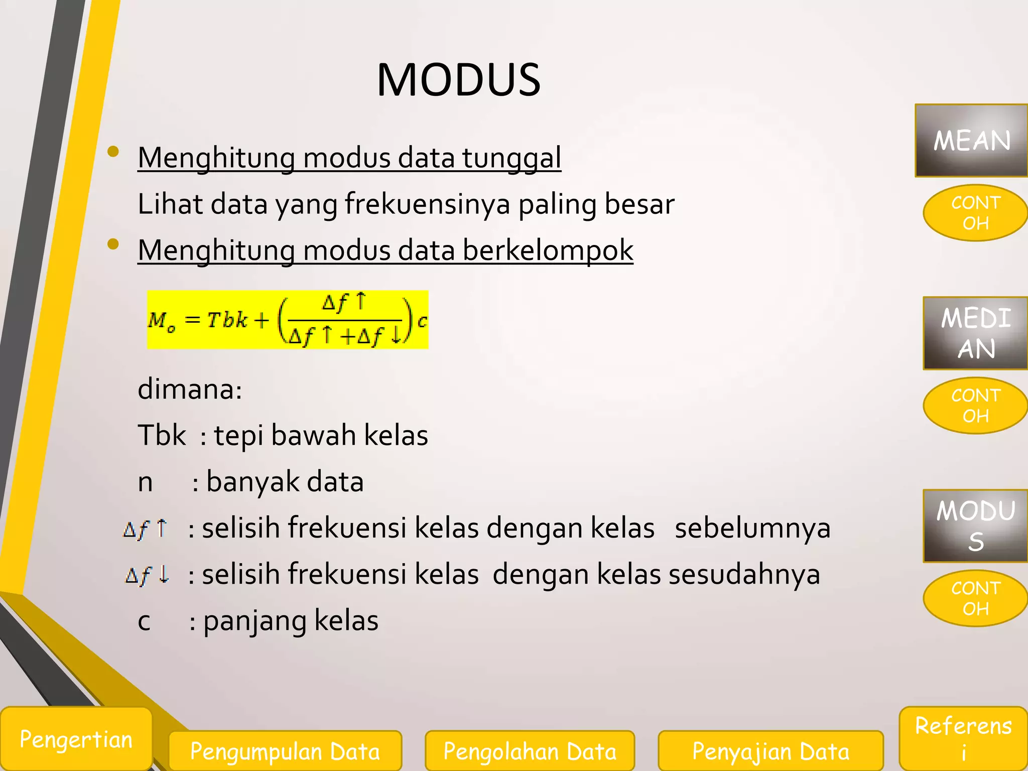 Statistika Matematika kelas X | PPTX