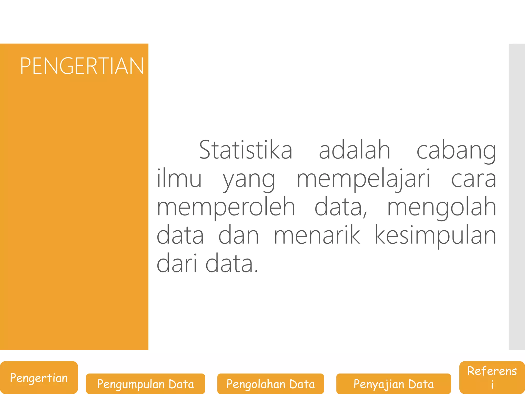 Statistika Matematika kelas X | PPTX
