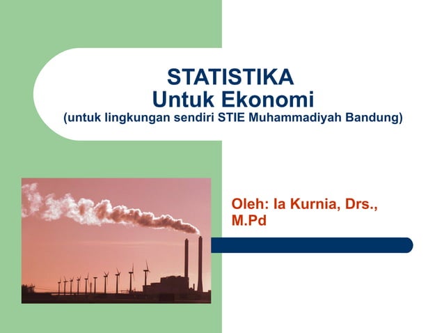 Statistika Presentasi | PPT