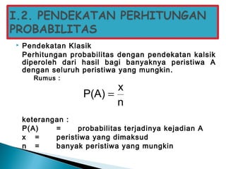 Statistika Probabilitas | PPT