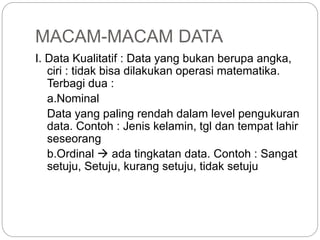 Statistik dan penyajian data | PPTX