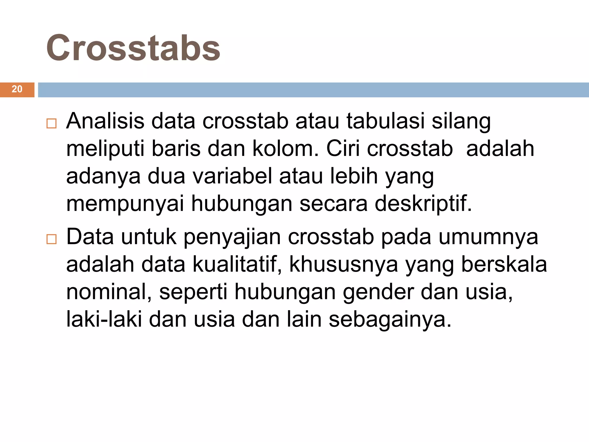 Statistik deskriptif | PPT