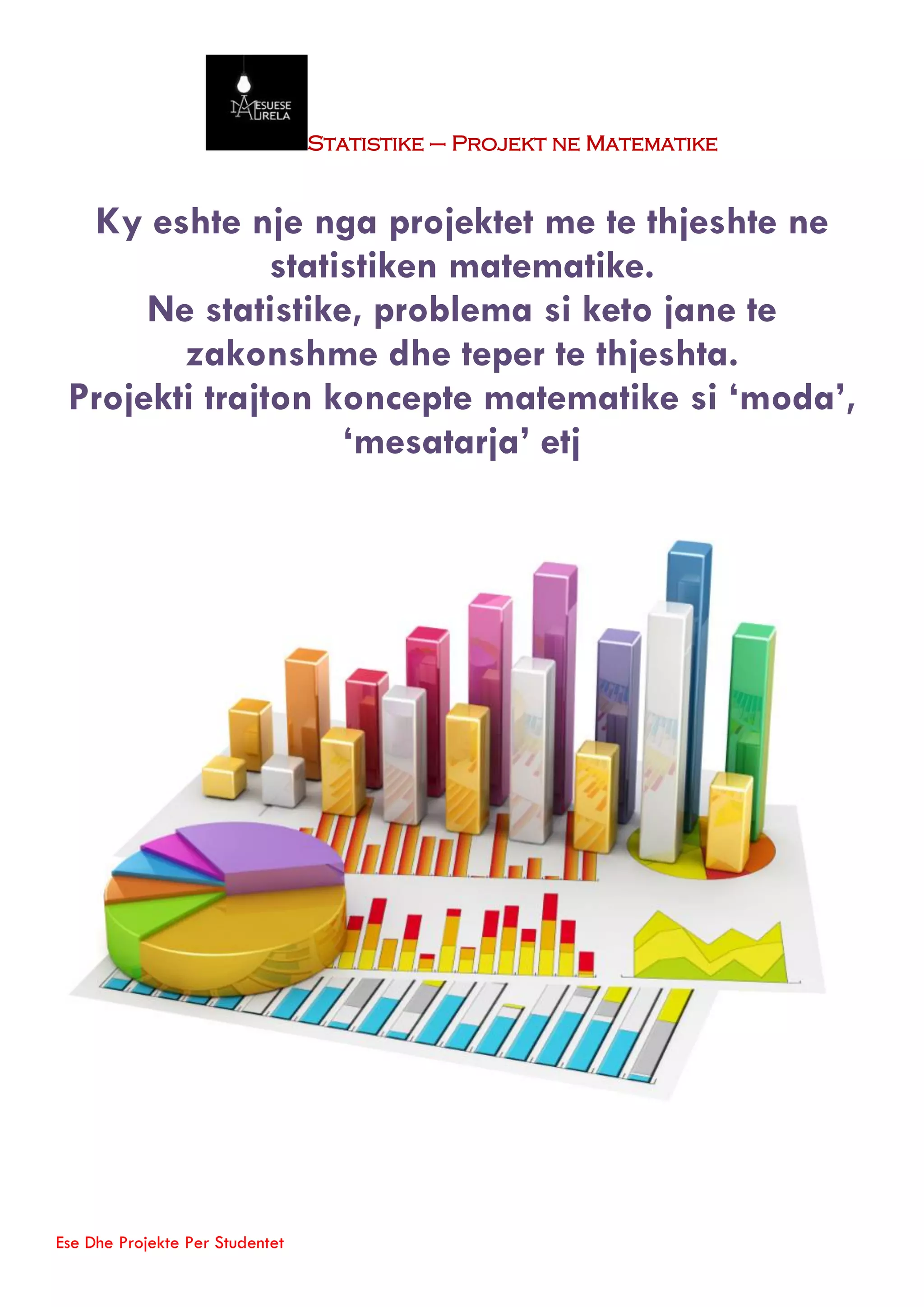 Statistike – Projekt matematike | PDF