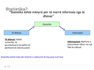 Statistike nocionet kryesore dhe mostra ligjerata 2 - ardiana gashi | PPT