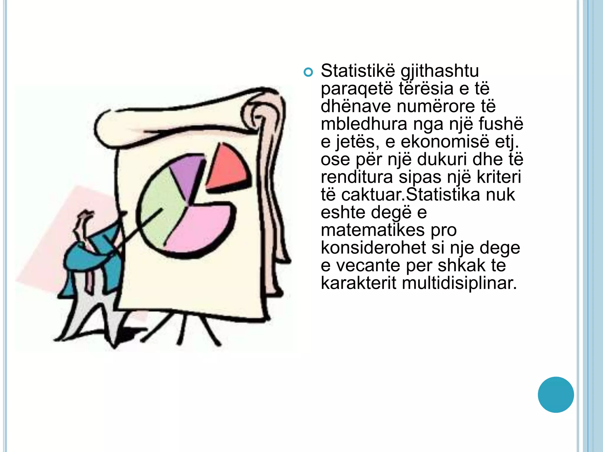 Statistike dhe probabilitet | PPTX