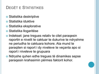 Statistike dhe probabilitet | PPTX