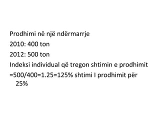 Statistike indekset | PPT